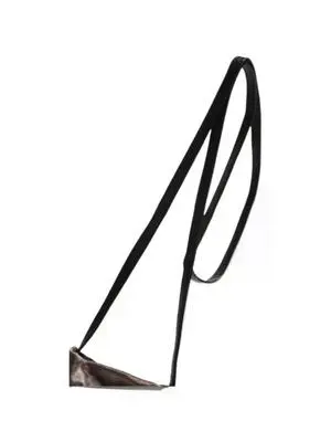 Malìparmi Rugiada Bead-embellished Velvet Shoulder Bag