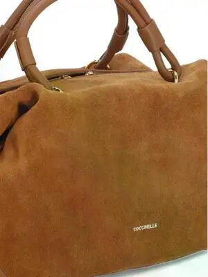 COCCINELLE Small Lizzie Suede Tote Bag