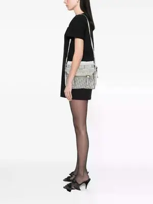 Dior 2021 Medium Oblique Canvas Diorcamp Bag Crossbody Bag - Grey
