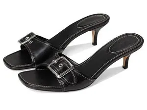 COACH Margot Sandals In Signature Jacquard Boots 2 - Black