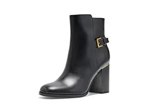 Vince Camuto Melvani Block Heel Ankle Booties Boots - Black