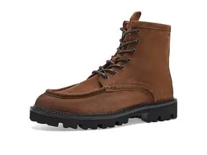 BOSS Julio Waxed Suede Boots Boots - Medium Brown