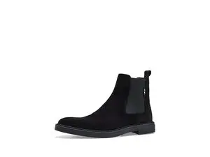 BOSS Calev Suede Chelsea Boots Boots - Black