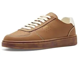 Hugo Boss Neston Tennis Sneakers Men's Shoes Open White Medium Brown