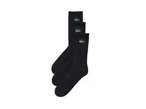 Lacoste 3-pack Sport Socks Quarter Length Socks Shoes - Black