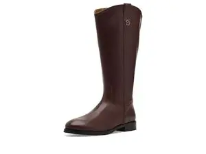 THE FRYE COMPANY Melissa Button Tall Inside Zip Wide Boots - Saddle