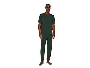 Eberjey Henry Tenceltm Modal Short Sleeve Pants Pj Set Pajama Sets - Pine