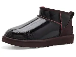 UGG Classic Ultra Mini Crinkle Boots - Dark Caramel