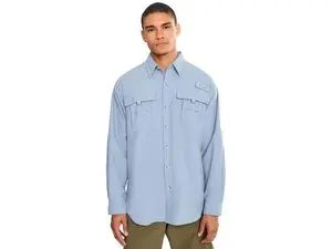 Columbia Pfg Bahama Ii Long Sleeve Shirt Clothing - Dockside Blue