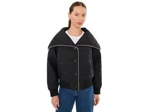 UGG Solein Oversized-collar Jacket Coat - Black