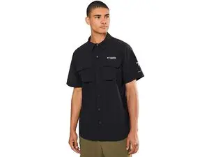 Columbia Silver Ridge Elite Short Sleeve Woven Workout - Black