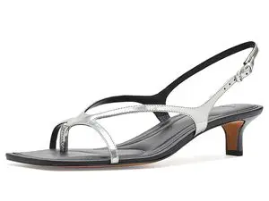 Vince Posie Sandals - Silver Leather