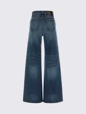 Khaite Dane Mid-rise Wide-leg Jeans In Cotton Denim