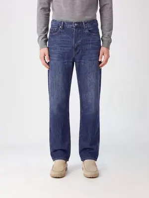 Paul Smith Mid-rise 5-pocket Straight Jeans In Pure Cotton Denim