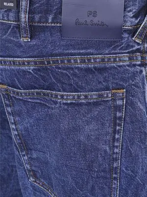 Paul Smith Mid-rise 5-pocket Straight Jeans In Pure Cotton Denim