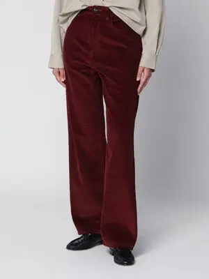 RÓHE Bruun High-waisted Wide-leg Corduroy Trousers