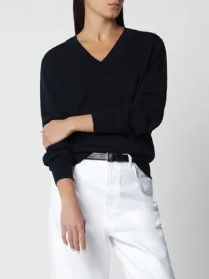 RÓHE V-neck Pure Merino Wool Jumper