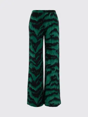 Diane Von Furstenberg High-waisted Animal Print Palazzo Trousers