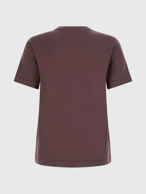 Brunello Cucinelli Polyamide T-shirt With Patch Pocket And Contrast Logo