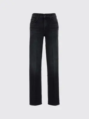 MOTHER Rambler Zip Sneak Mid-rise Cropped Straight Jeans