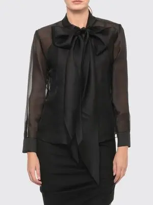 Carolina Herrera Pussy-bow Silk Organza Shirt