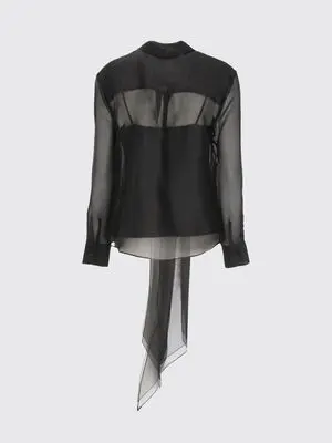 Carolina Herrera Pussy-bow Silk Organza Shirt