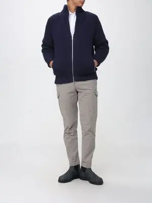 Brunello Cucinelli High Neck Pure Cashmere Zip-up Cardigan