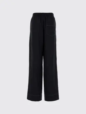 A.p.c. Wide-leg Wool And Viscose Blend Trousers With Elastic Waist