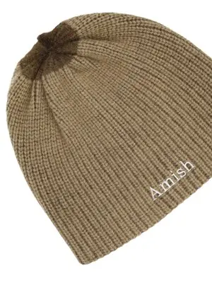 AMISH SUPPLIES Berretto In Lana Con Logo