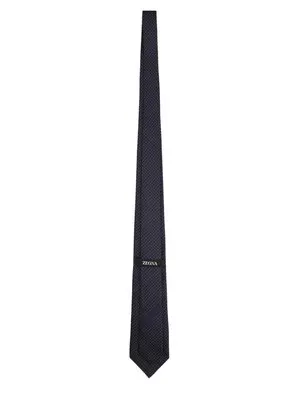 Zegna Cravatta In Seta Di Gelso
