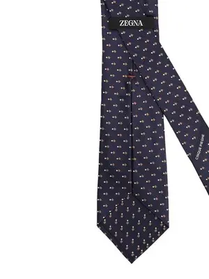 Zegna Cravatta In Seta Di Gelso