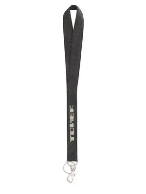 Rick Owens Gancio Da Collo In Canvas Di Cotone - Grey