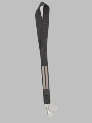 Rick Owens Gancio Da Collo In Canvas Di Cotone - Grey