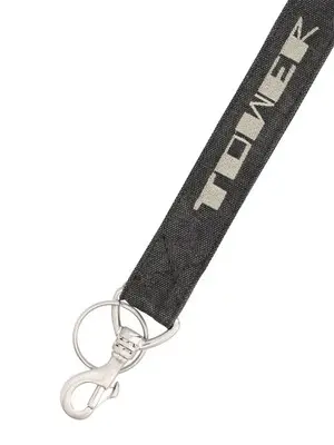 Rick Owens Gancio Da Collo In Canvas Di Cotone - Grey