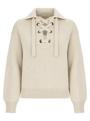 Isabel Marant Étoile Maglia "ydalia" In Lana - Ivory