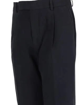 Zegna Pantalone In Cotone E Cashmere