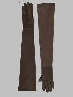 Max Mara Guanti Lunghi In Suede
