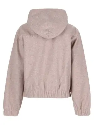 Moncler Felpa Con Patch Logo