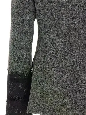 KAOS Double-breasted Lace-detail Blazer