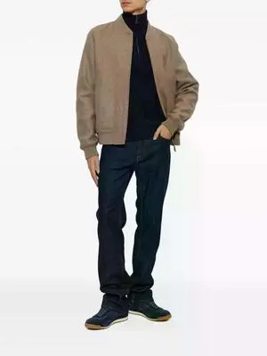 Etro Zip-up Bomber Jacket - Brown