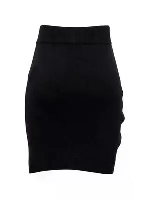 Giuseppe Di Morabito Crystal-embellished Draped Skirt - Black