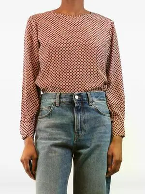 Stella McCartney Long-sleeve Silk Blouse