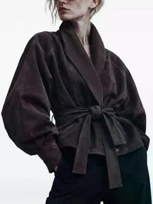 NINEMINUTES The Box Tabacco Belted Coat