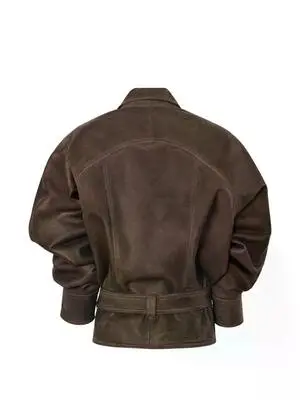 NINEMINUTES The Box Tabacco Belted Coat