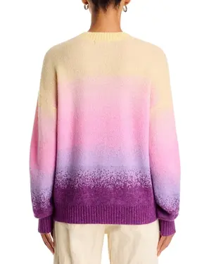Aqua Ombre Smiley Sweater Exclusive
