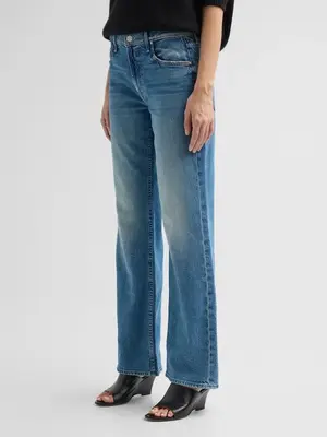 MOTHER The Bookie Sneak Mid-rise Jeans
