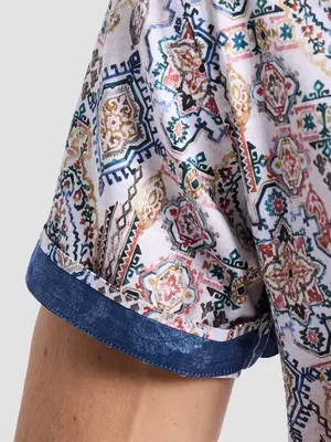Robert Graham Pismo Medallion Short-sleeve Shirt