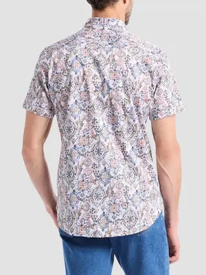 Robert Graham Pismo Medallion Short-sleeve Shirt