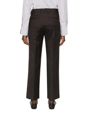 BERWICH Pressed-crease Belt-loop Trousers