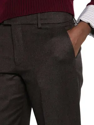 BERWICH Pressed-crease Belt-loop Trousers